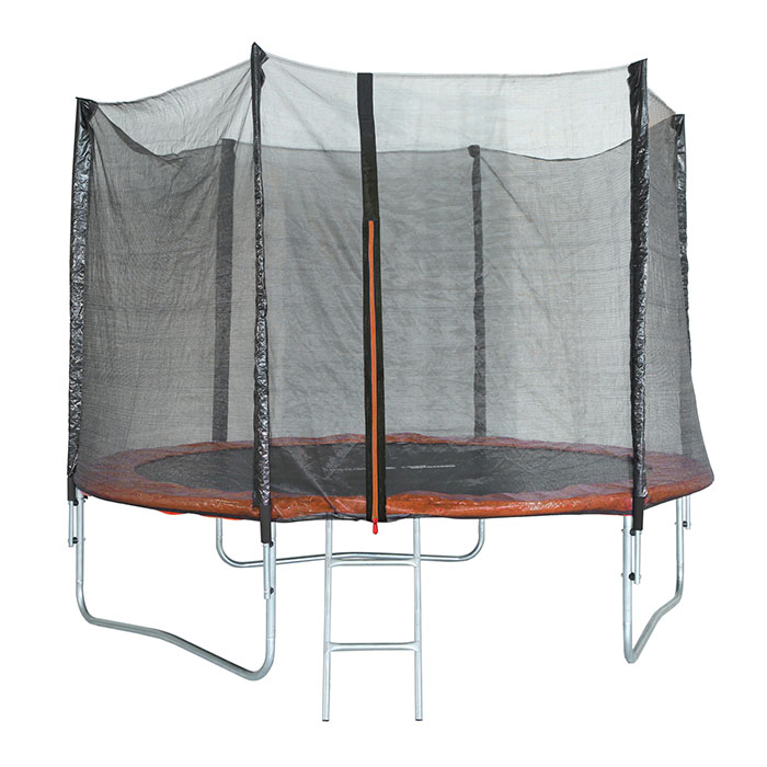 Espace Maison - Trampoline avec filet de sécurité et échelle