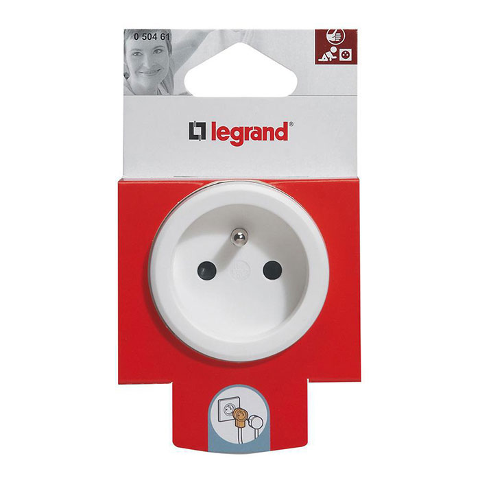 Espace Maison - LEGRAND - Power Plug 16A - dual function with earth plug