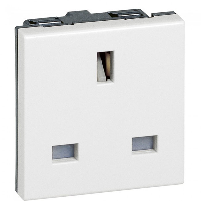 Espace Maison - LEGRAND - ARTEOR White Socket 13A - 2P+E - 2 modules