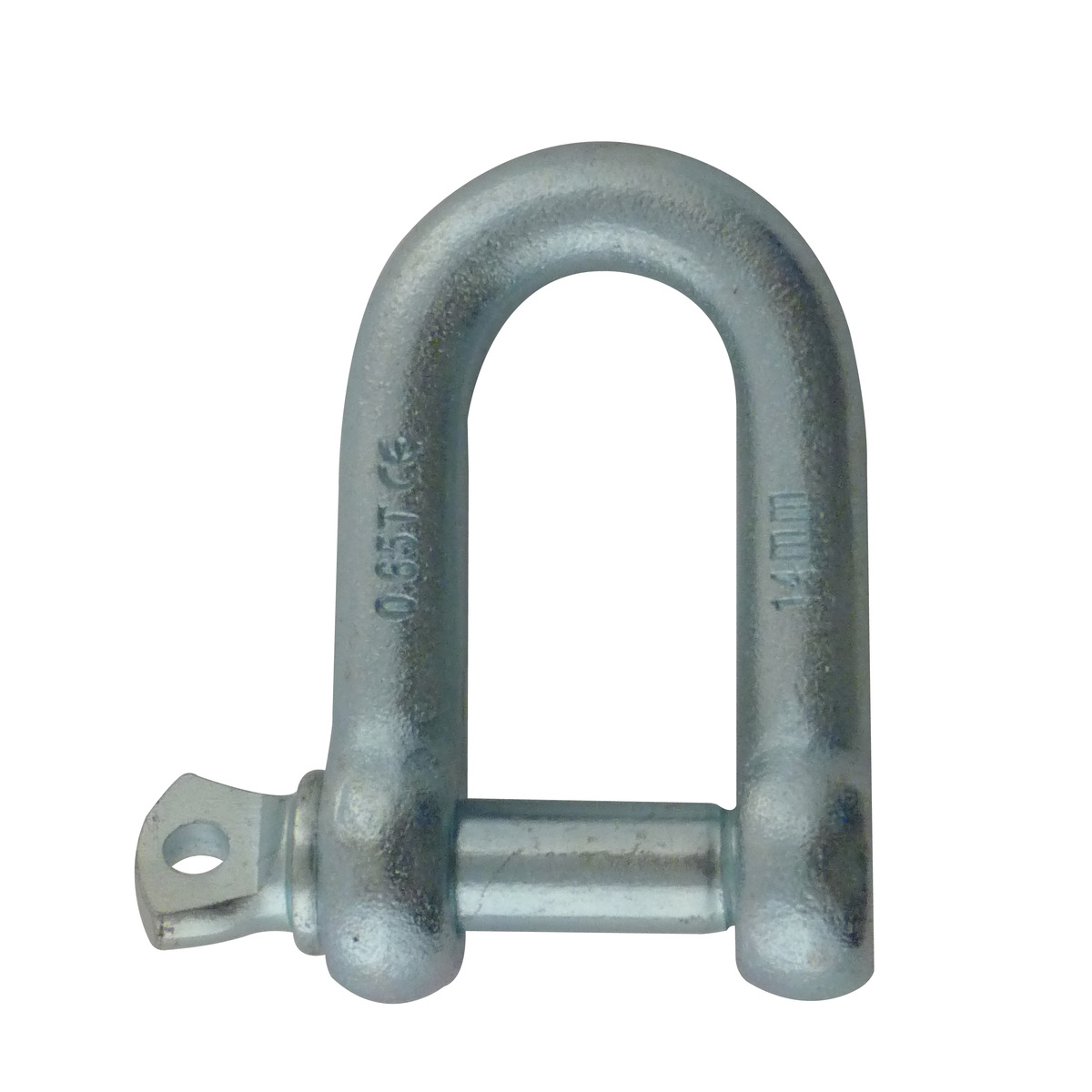 Espace Maison - Stamped zinc-plated steel straight shackle 10 mm