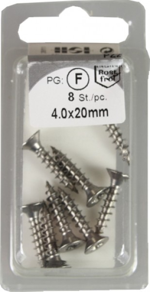Espace Maison - PZ inox wood screw 4 x 20 mm