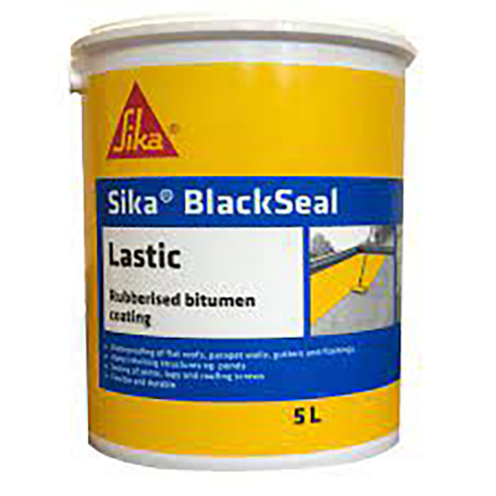 Espace Maison - Rubberised bituminous waterproofing coating Sika Black ...