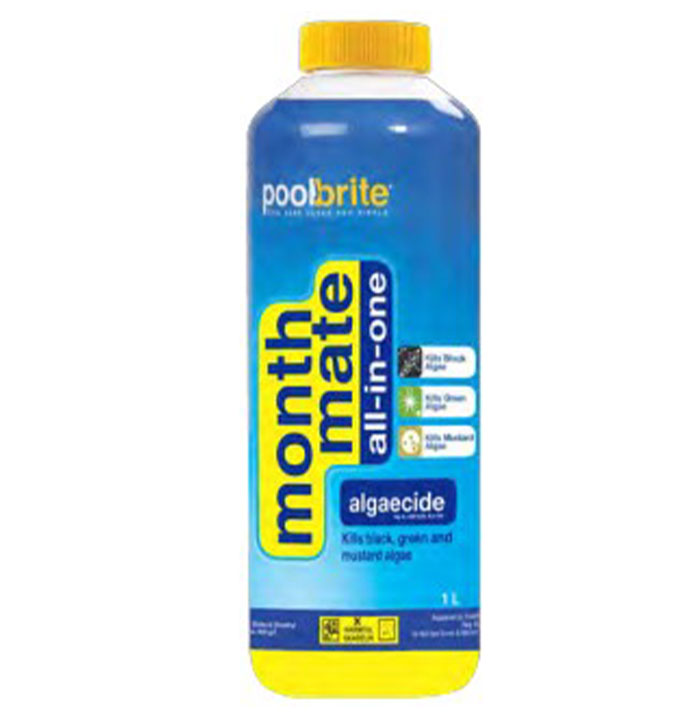 Espace Maison - PoolBrite Month Mate All-In-One algecide 1L