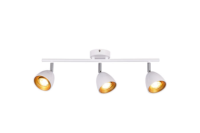 Espace Maison - 3 LED spotlight - white and gold