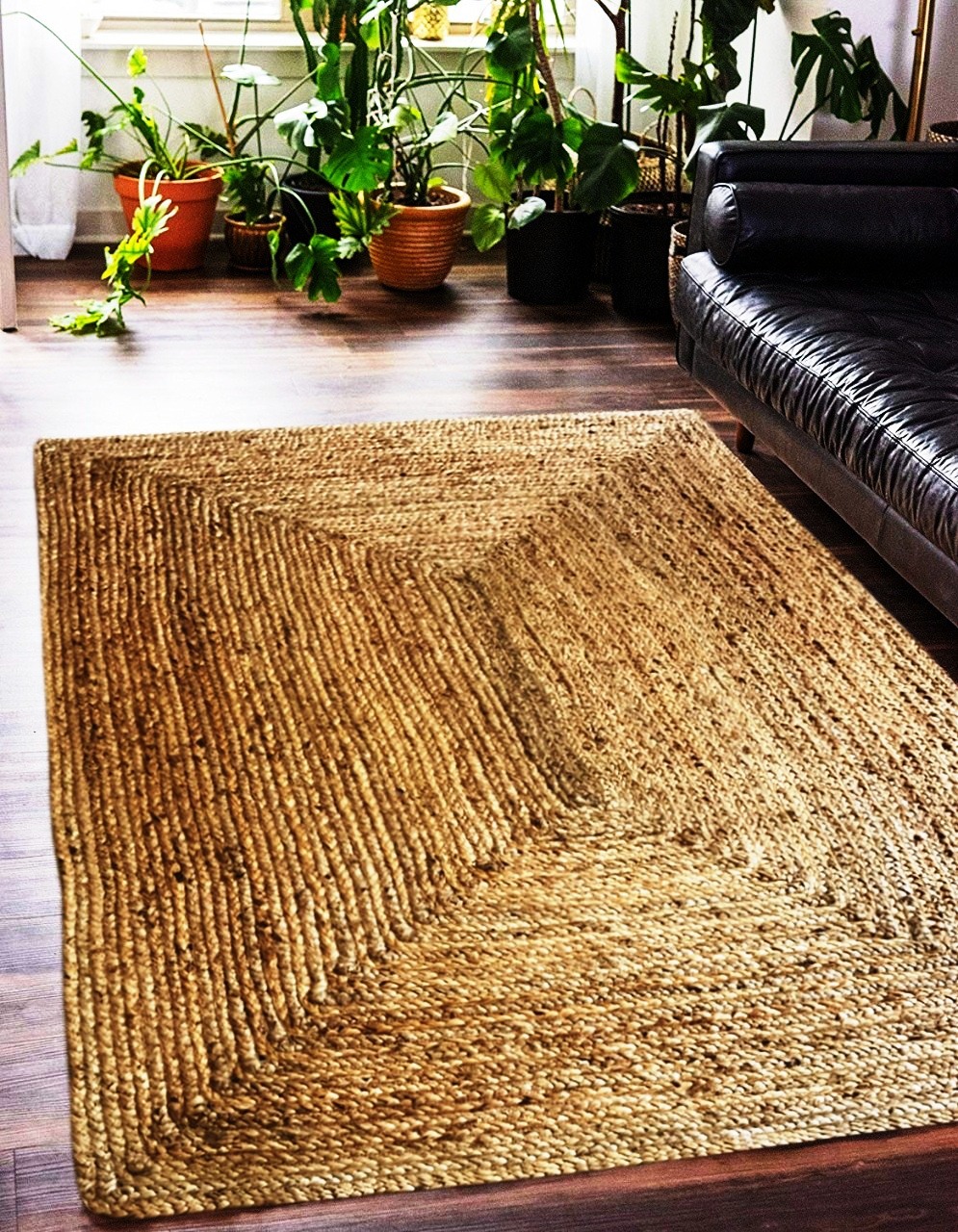 Espace Maison - Rectangular jute rug