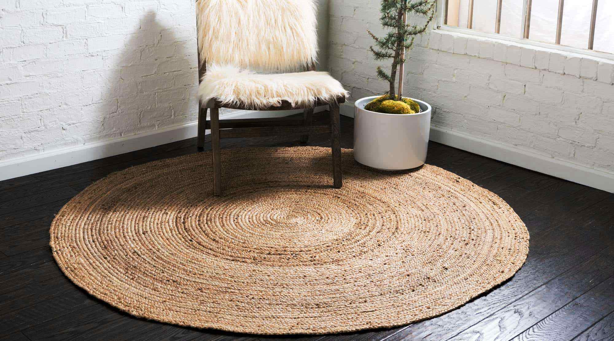 Espace Maison - Jute round rug