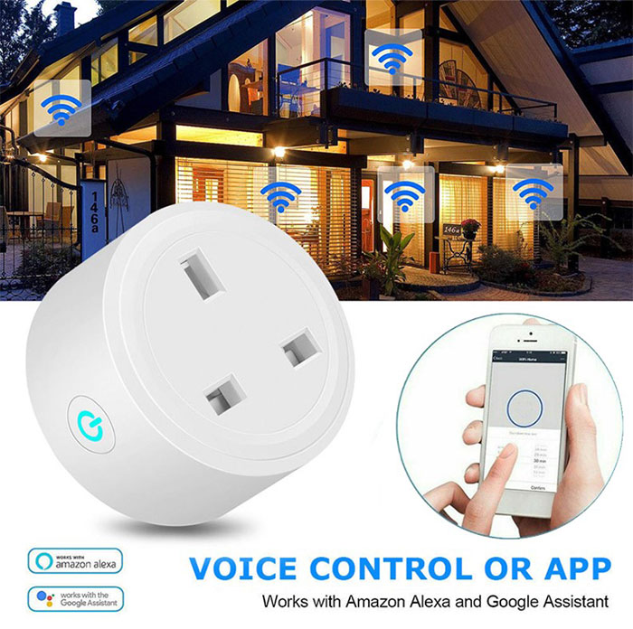 Espace Maison - Wifi Smart Socket, 13A (Uk Style）