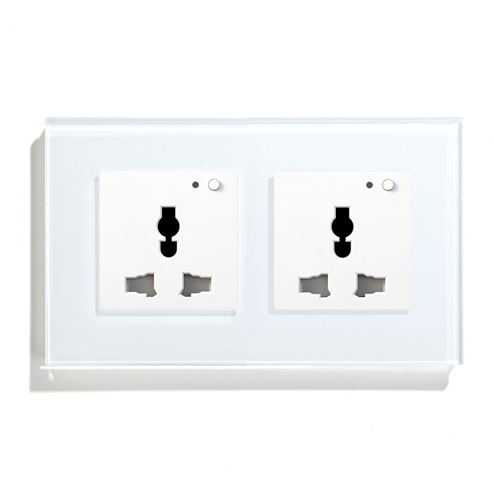 Espace Maison - Double Wifi Universal Socket - White