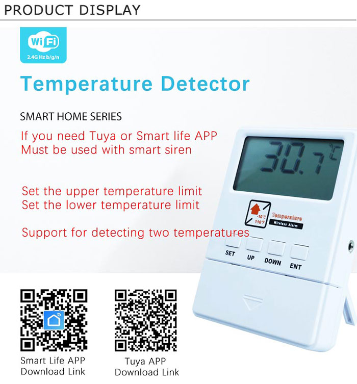 Espace Maison - Grisc Wireless Temperature Detector