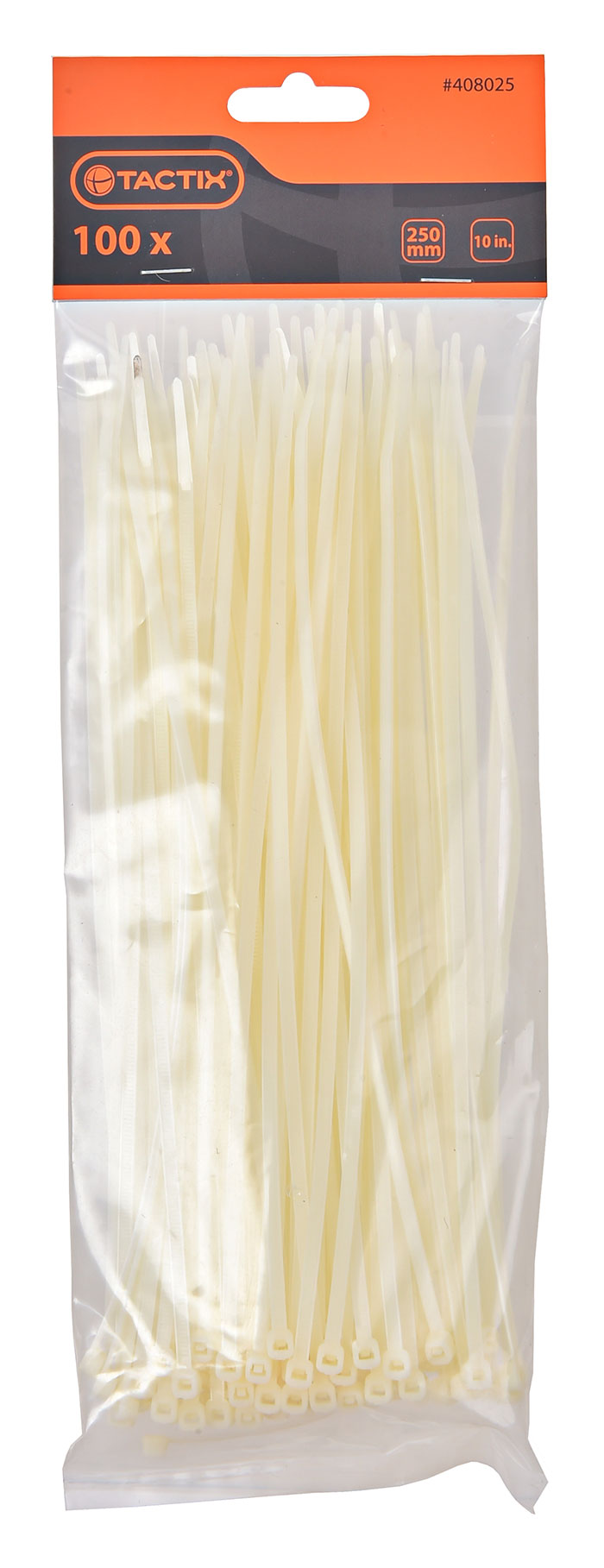 Espace Maison - 250 mm white cable tie pack