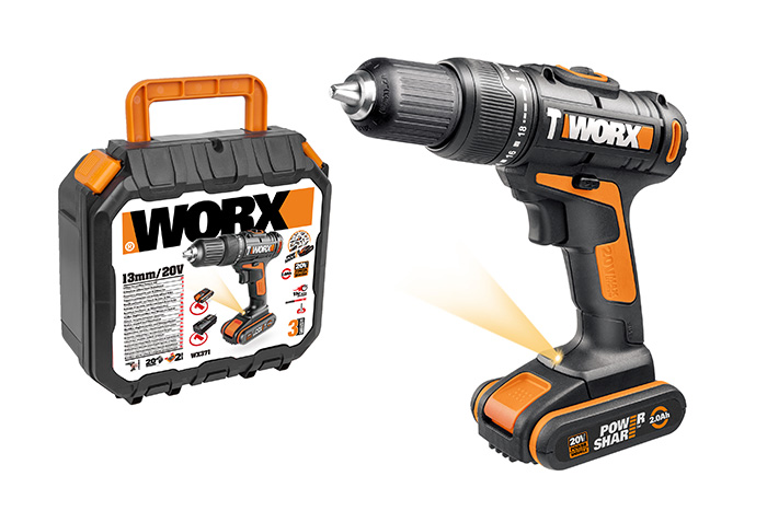Espace Maison - WORX cordless hammer drill WX371