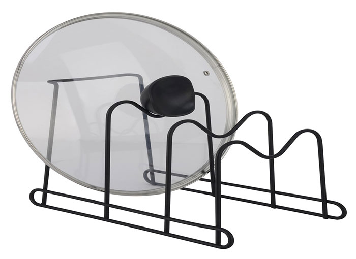 Espace Maison - BINCA Black pot cover and pan rack