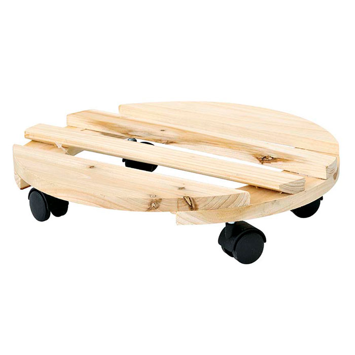 Espace Maison - Round trolley for plants and flowers