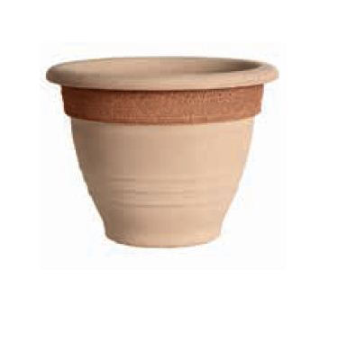 Espace Maison - Scratched terracotta bell pot - 42 cm