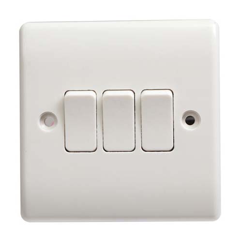 Espace Maison - 3 gang 1 way switch