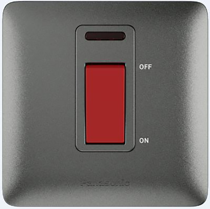 Espace Maison - DP Ac Switch with neon 45A - Grey